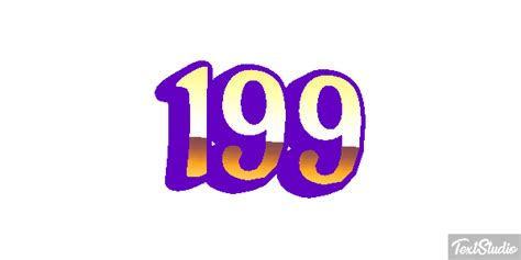 199 Number Animated  Logo Designs