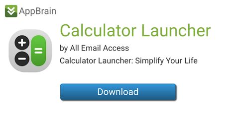Calculator Launcher For Android Free App Download