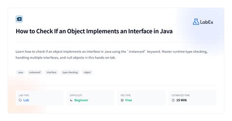 How To Check If An Object Implements An Interface In Java Labex