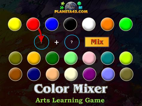 Color Mixer Arts Learning Game