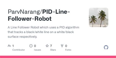 GitHub ParvNarang PID Line Follower Robot A Line Follower Robot Which Uses A PID Algorithm