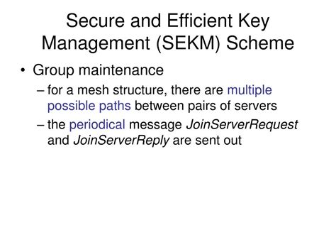 ppt secure and efficient key management in mobile ad hoc networks