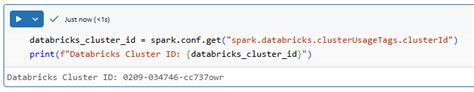 HOW TO Programmatically Access Databricks Cluster ID