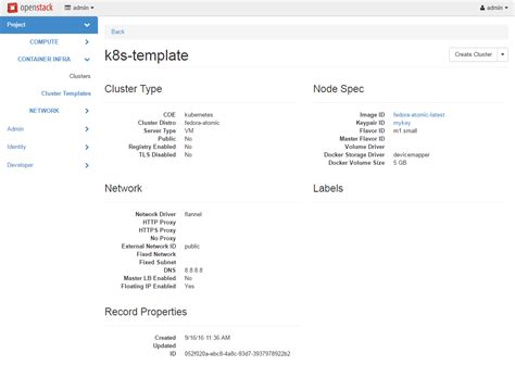 OpenStack Docs Magnum User Guide