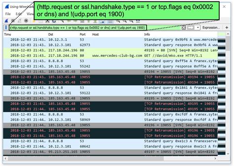 Wireshark Tutorial Display Filter Expressions