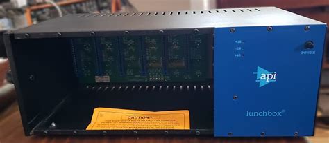 API 6 Space 6B XLR VPR 500 Series Lunchbox Reverb