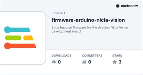 Firmware Arduino Nicla Vision Ecosystem Directory Marketdev