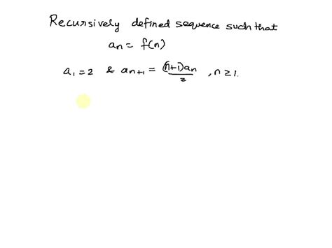 SOLVED Point Find A Function F N That Identifies The Nth Term Of The Following Recursively