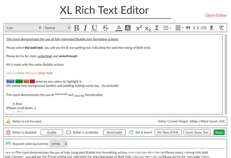 🖋 build your own rich text editor [new plugin] showcase bubble forum