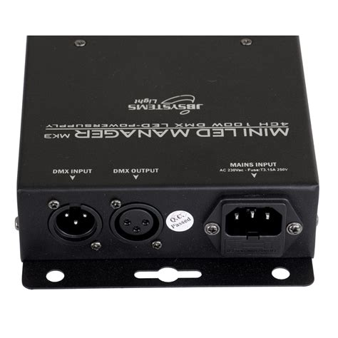 JB Systems MINI LED MANAGER Mk3 Controller And PSU