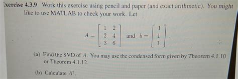 Solved Xercise 439 Work This Exercise Using Pencil And