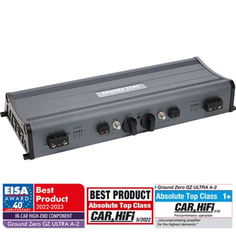 Sub Zero Car Amplifier Emphasizing The High End Status Of The Reference Products Each