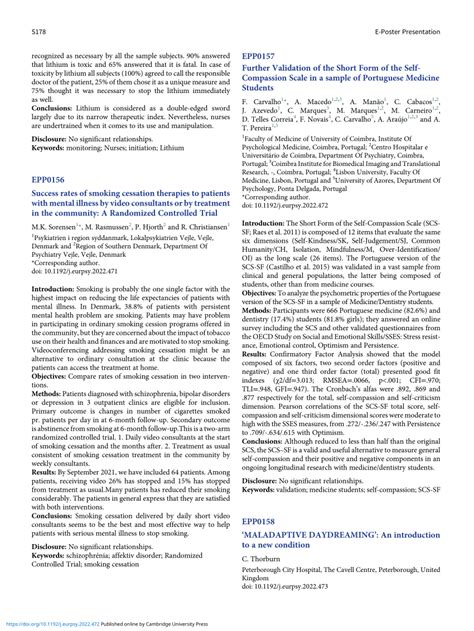 Pdf Further Validation Of The Short Form Of The Self Compassion Scale In A Sample Of