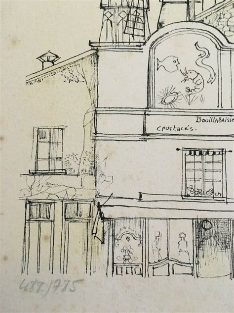 Marcel Genay 1929 1993 Surrealist Composition View Of Paris