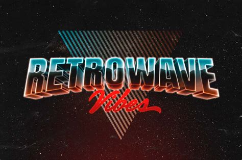 Cosmic Retrowave Text Effect