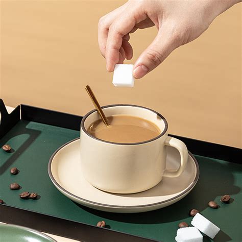 Holaroom Винтидж чаша за кафе Чаши за кафе и чинийки в скандинавски стил Сервиз за чай Керамична