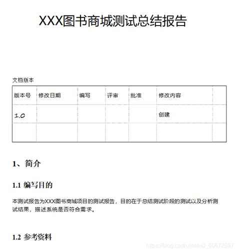 20多份软件测试报告模板（标准版）一份优秀测试报告模板流程 程序软件测试报告表格 csdn博客