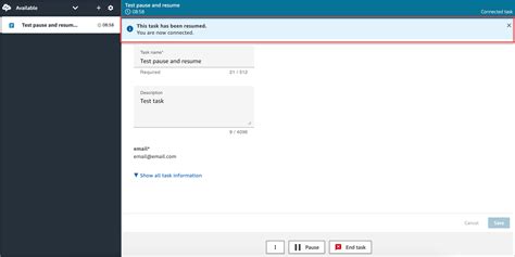Concepts Pause And Resume Tasks Amazon Connect