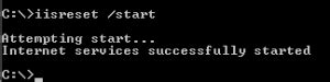 Open Iis Using Command Prompt Rewaseeker