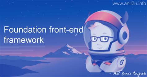 Foundation Front End Framework Installation Anil Labs A Tech Blog