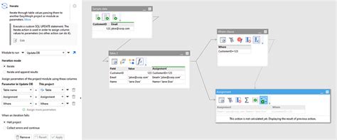 Update Existing Data In A Database Table Easymorph Community Data