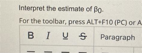 Solved Using The Data In Table 1 Calculate The Estimate For