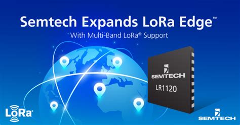 Semtech 拓展 Lora Edge™ 平台，支持多频段 Lora® 连接