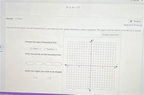 Solved 3x 4y 12 Answer 2 Points Keypad Keyboard