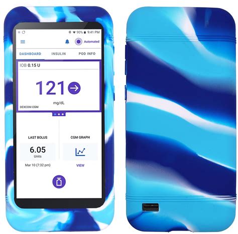 Silicone Soft Case For Omnipod 5 Mix Blue Health And Household