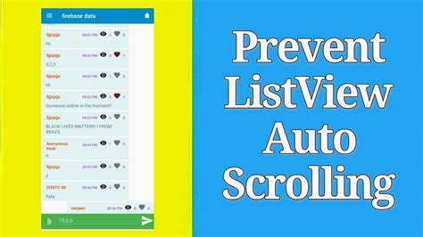 Prevent ListView Scrolling To Position On Button Click YouTube