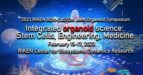 2023 RIKEN BDR CuSTOM Joint Organoid Symposium