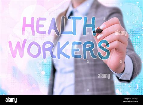 Word Writing Text Health Workers Business Photo Showcasing Showing Whose Job To Protect The