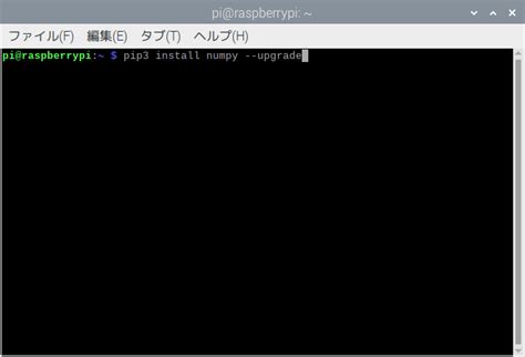 【python】raspberry Pi Osにopencvをインストール おとといからきたいも