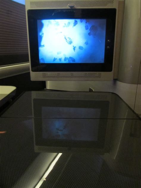 British Airways First Class Tray Table Extended Points Miles