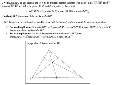 solved given let aabc be any triangle and let p be an