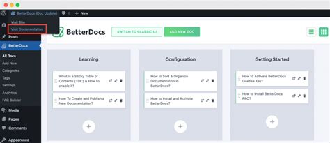 How To Configure Betterdocs Handbook Layout In Wordpress Betterdocs