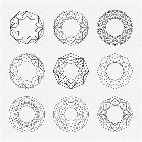 Geometric Patterns Circle Pattern Matching Algorithms