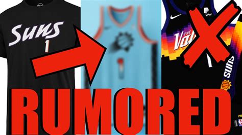 New Rumored Phoenix Suns Jerseys My Thoughts Youtube