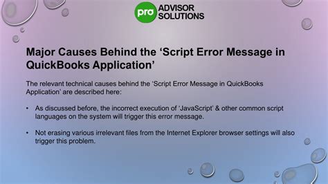 PPT Best Way To Fix QuickBooks Script Error PowerPoint Presentation Free Download ID 12923916