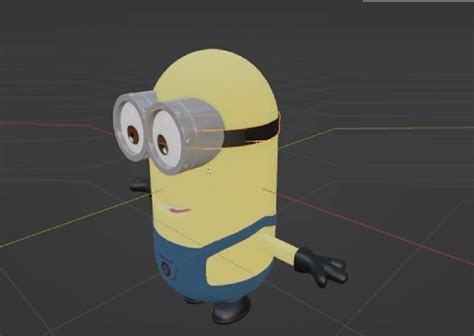 Modeling a Minions Character 3D in Blender - Cgcreativeshop
