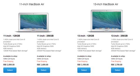 Apple Mengemaskini Harga Macbook Air Spesifikasi Dikemaskini Murah RM100 Amanz