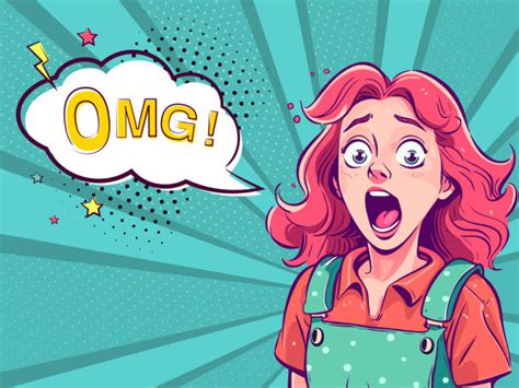 240+ Omg Comic Word Bubble Pop Art Retro Style Foto stock, immagini e fotografie royalty-free ...