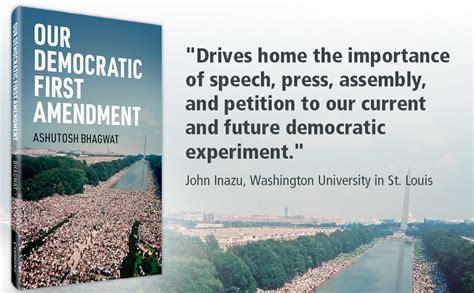 Our Democratic First Amendment 9781108484800 Bhagwat Ashutosh Books