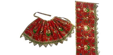 Buy Kalindi Navratri Special Radharani Dressposhak Durga Maa Dress Set All Devi Radharani
