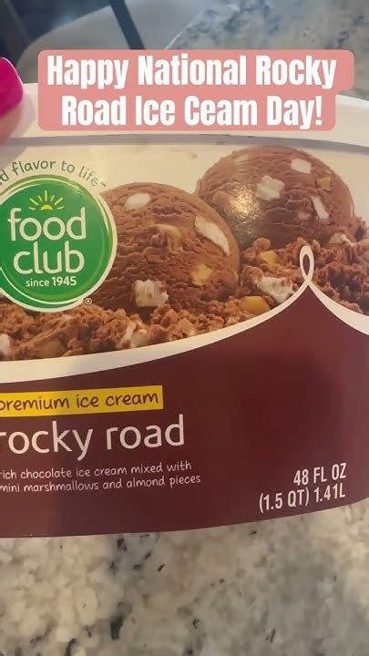 Happy National Rocky Road Ice Cream Day Rockyroad Icecream Youtube