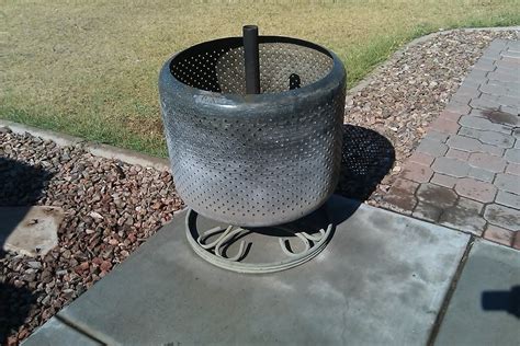 Stand For Washing Machine Drum Fire Pit At Madison Calder Blog