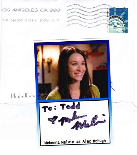Mekenna Melvin Chuck Success Fanmail Biz