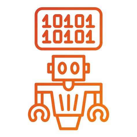 Binary Code Generic Gradient Outline Icon