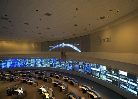 Att Global Network Operations Center Video Walls Data Monitoring Image6 Data Center News