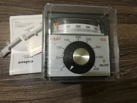 C Lin Analog Temperature Controller Ted 2001 K Type 400 Degrees In